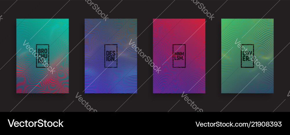 Smooth distorted line art Royalty Free Vector Image