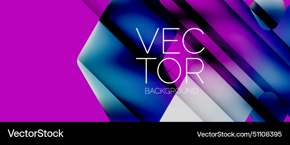 Eyecatching background with purple and blue Vector Image