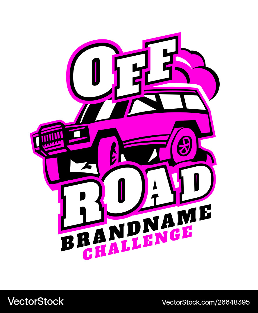 Off road logo Royalty Free Vector Image - VectorStock