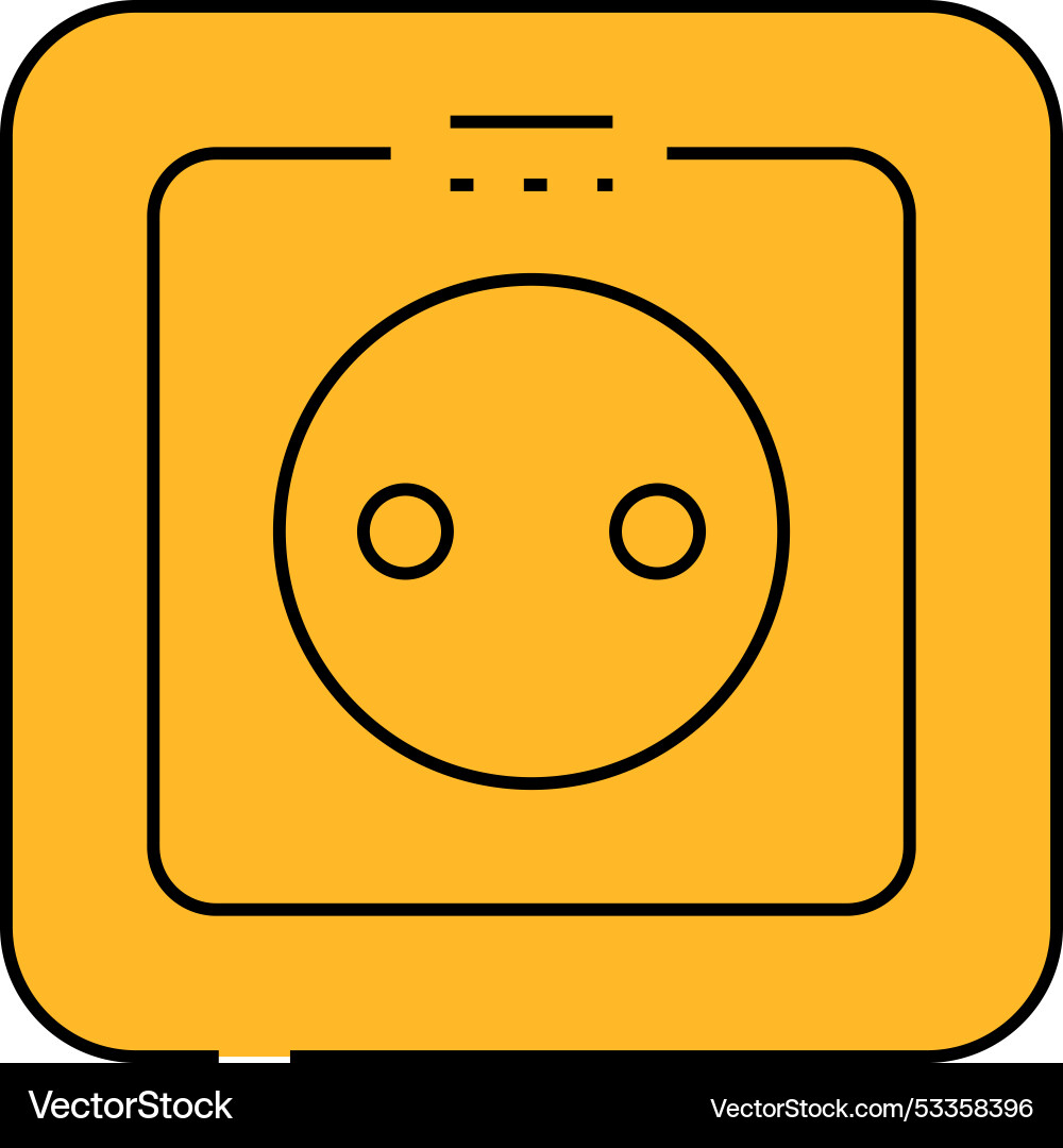 Dc power icon color Royalty Free Vector Image - VectorStock