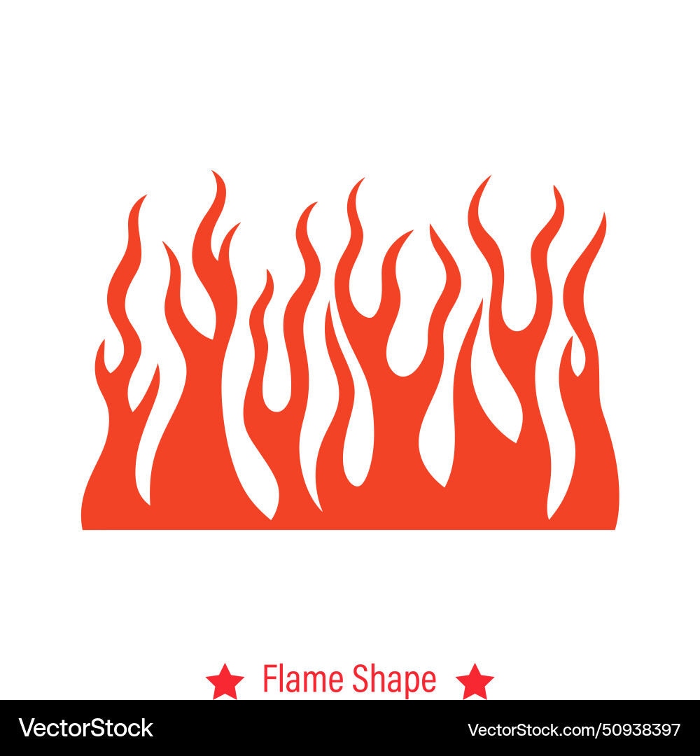 Flame symphony intricate silhouettes set igniting Vector Image