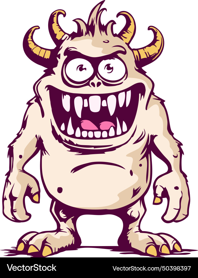 Funny monster Royalty Free Vector Image - VectorStock