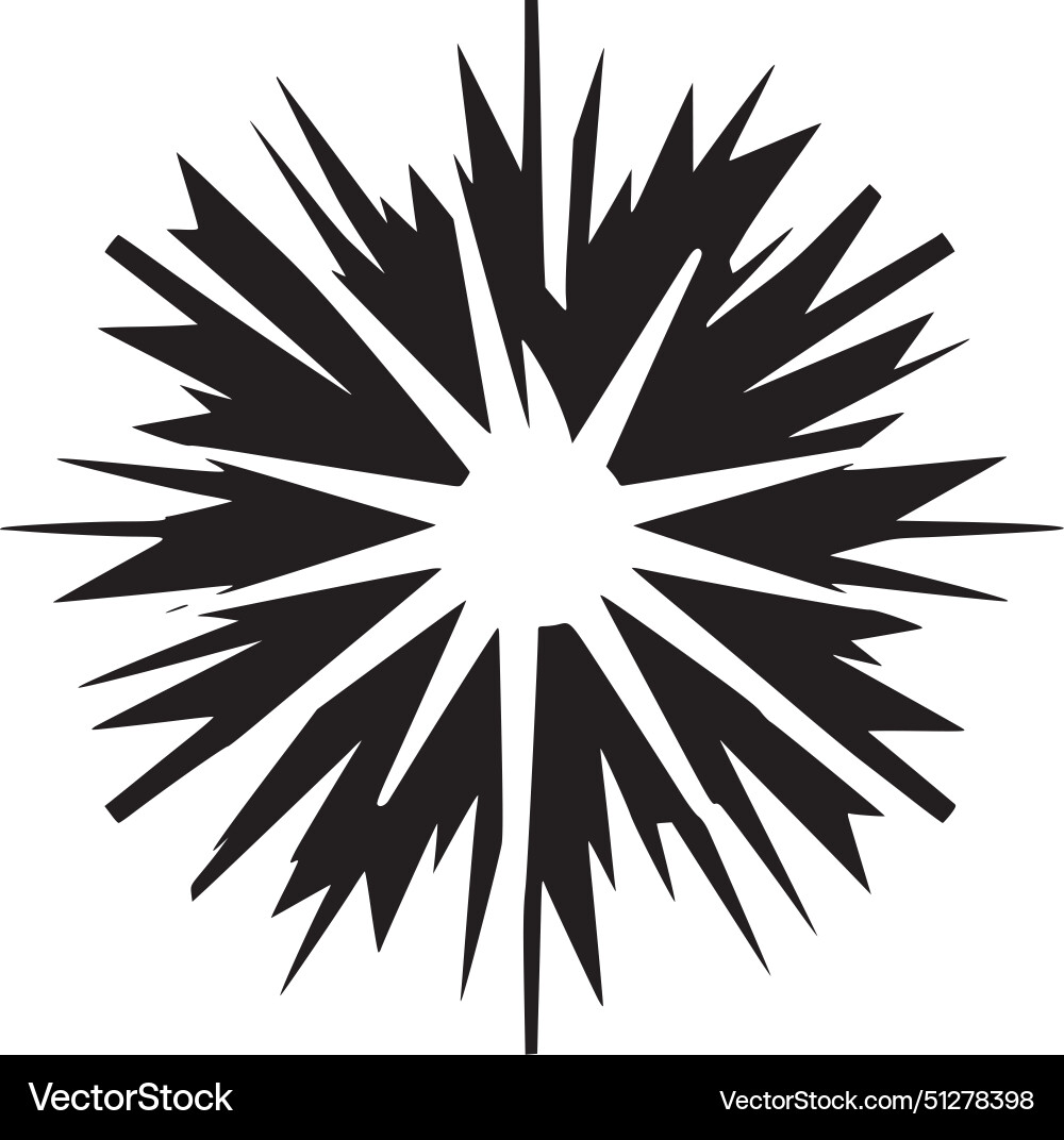 Explosion - high quality logo ideal for t-shirt Vector Image