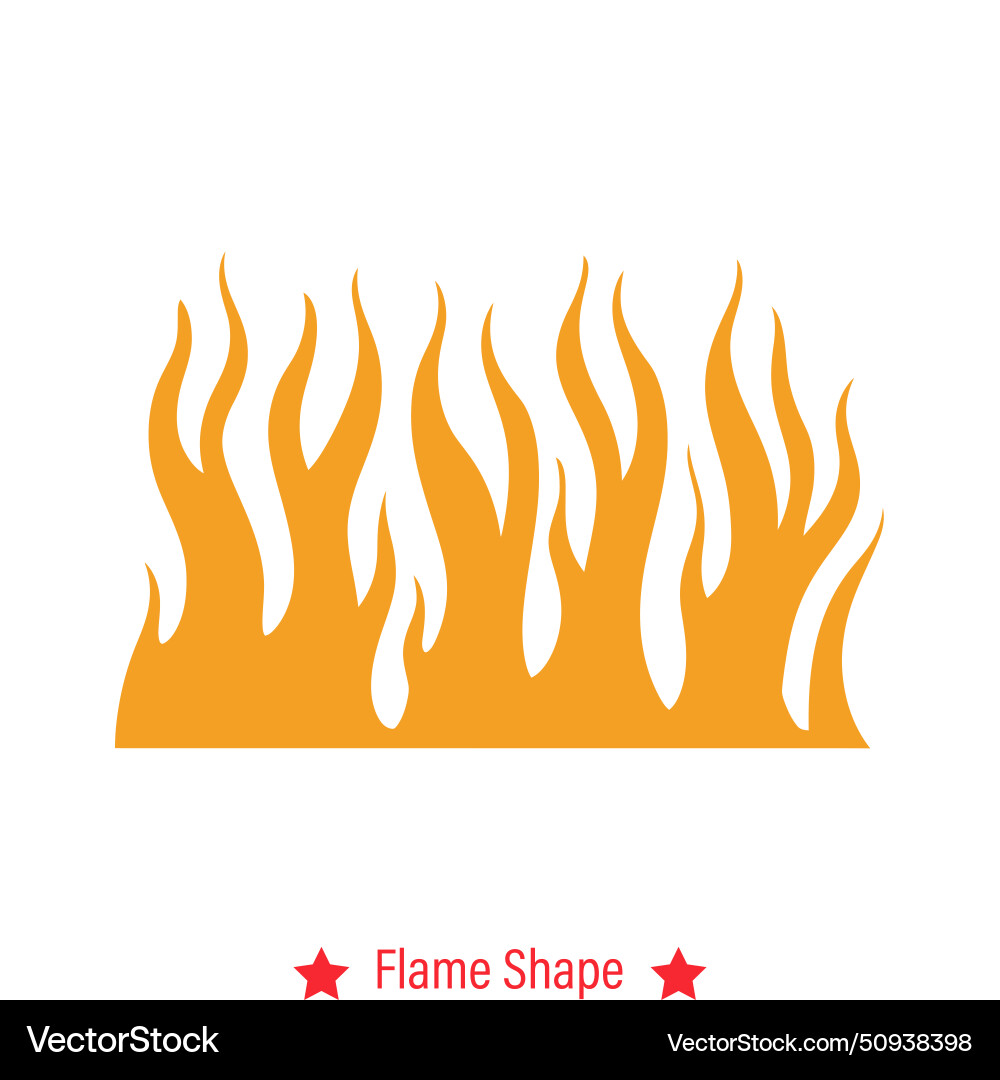 Fiery whirlwind dynamic flame shapes set Vector Image