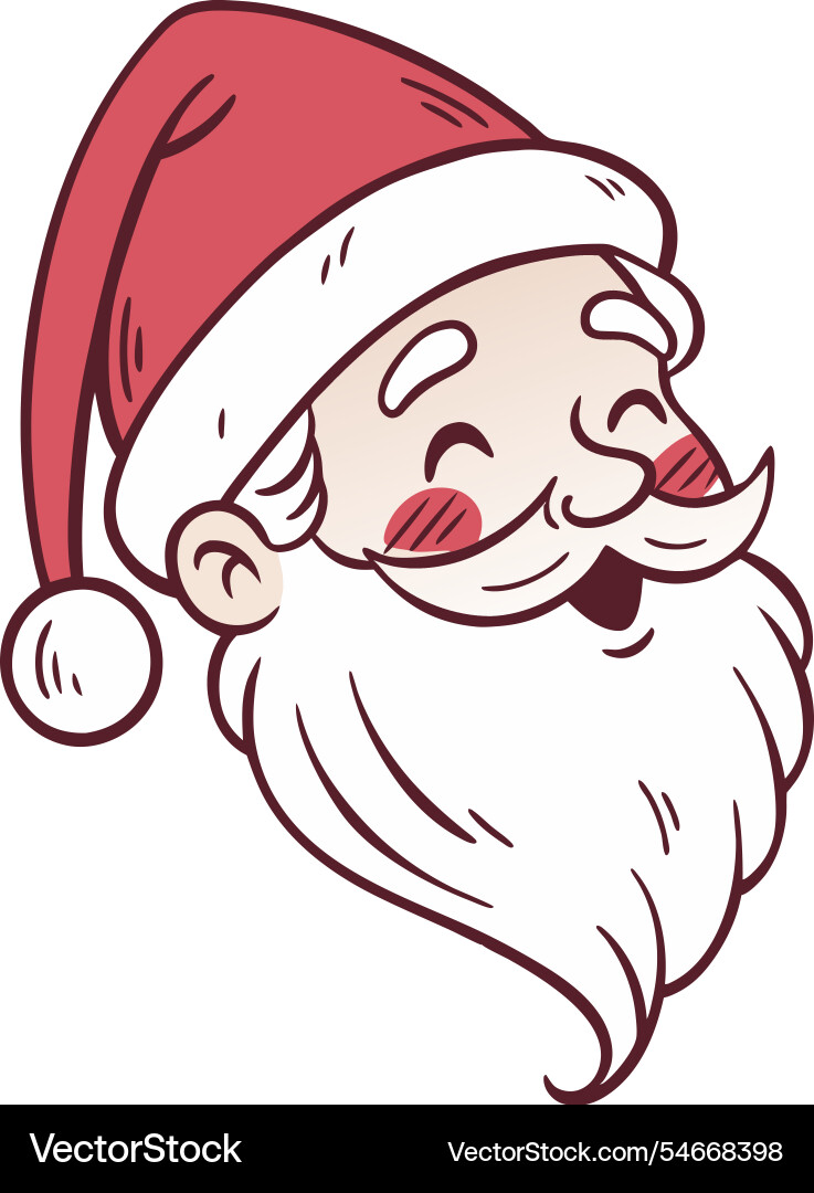 Happy santa Royalty Free Vector Image - VectorStock