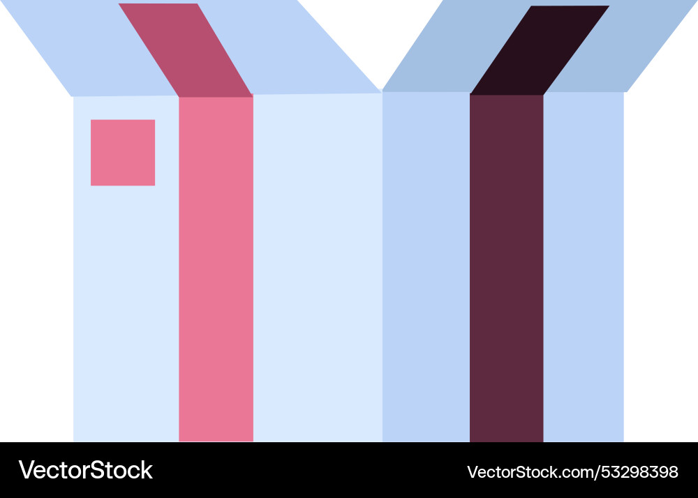 Recycling-Ikone Karton Abfall isoliert Lizenzfreier Vektor