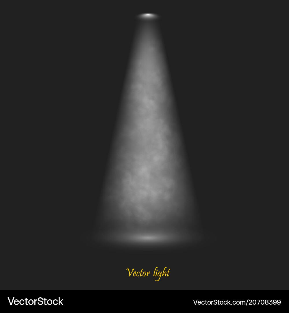 Realistic light Royalty Free Vector Image - VectorStock