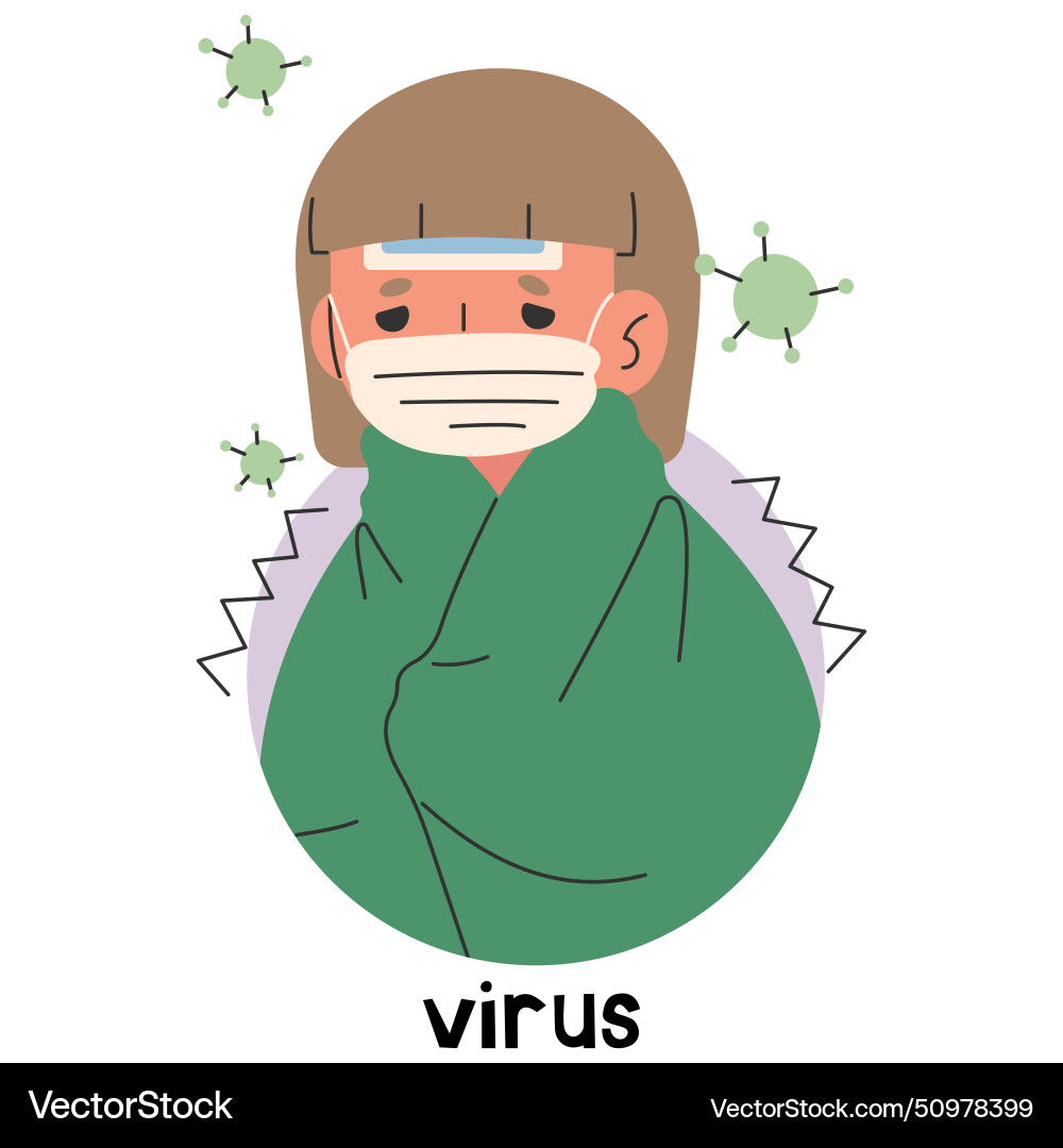 Virus 7 Royalty Free Vector Image Vectorstock