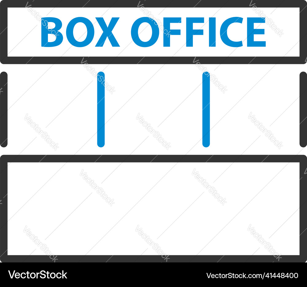 Box office icon Royalty Free Vector Image - VectorStock