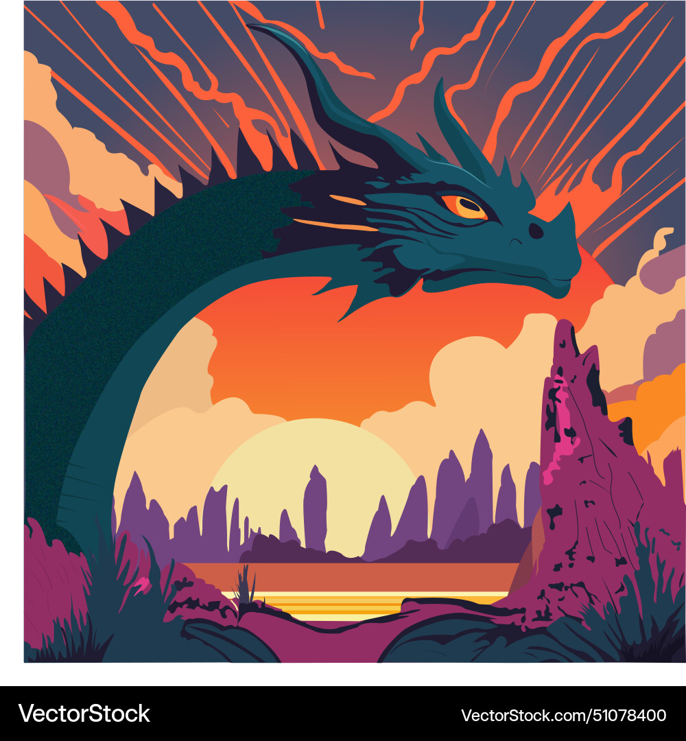 Dragon Royalty Free Vector Image - VectorStock
