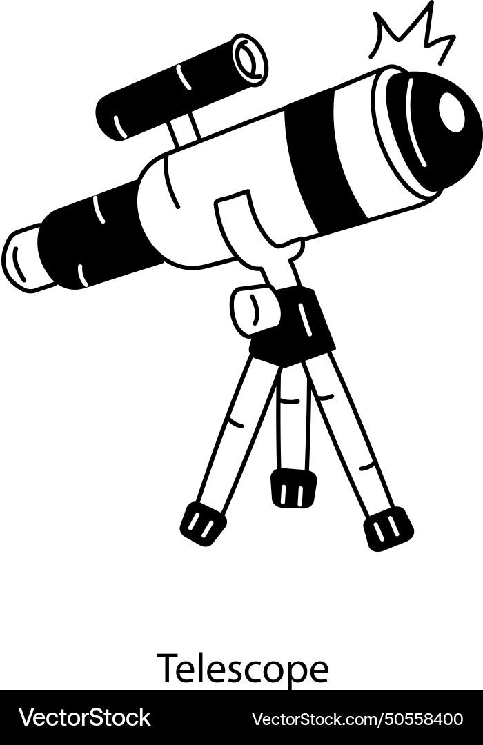 Telescope Royalty Free Vector Image - VectorStock