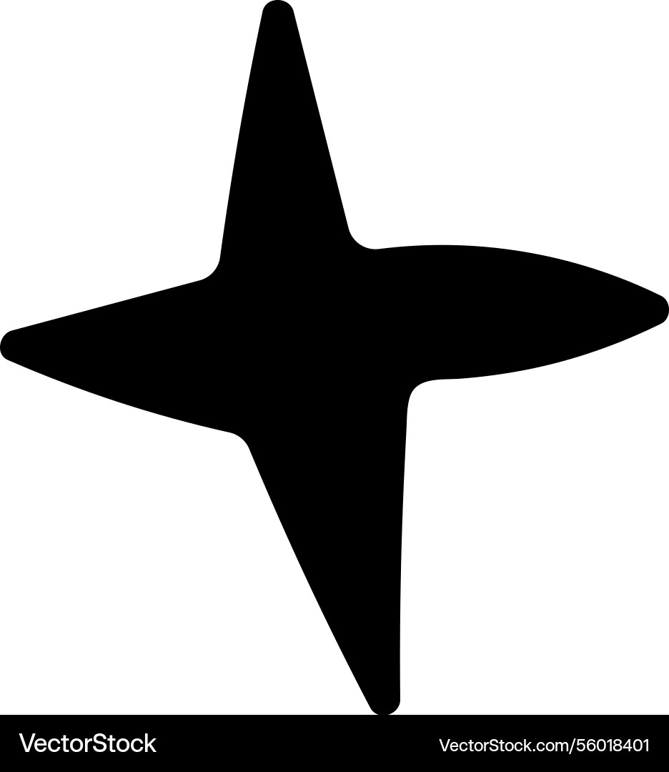 Abstract lined star Royalty Free Vector Image - VectorStock