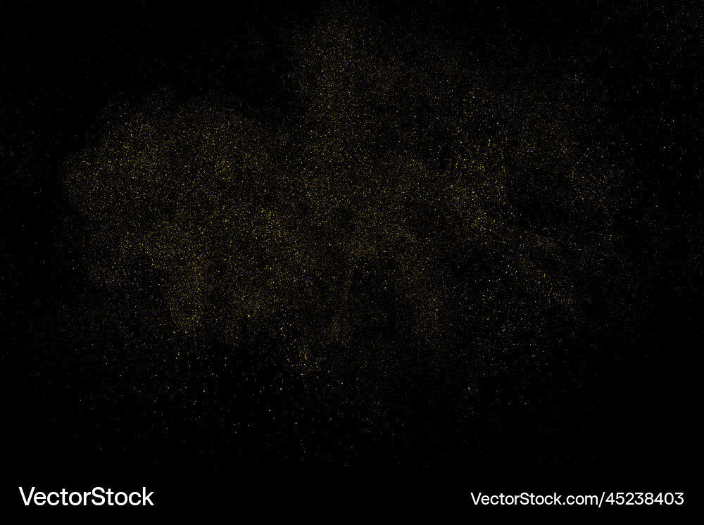 Golden stardust Royalty Free Vector Image - VectorStock