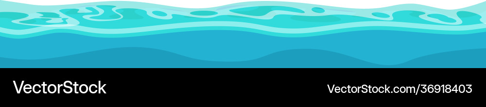 Water oceans rivers for ui games and ux interface Vector Image