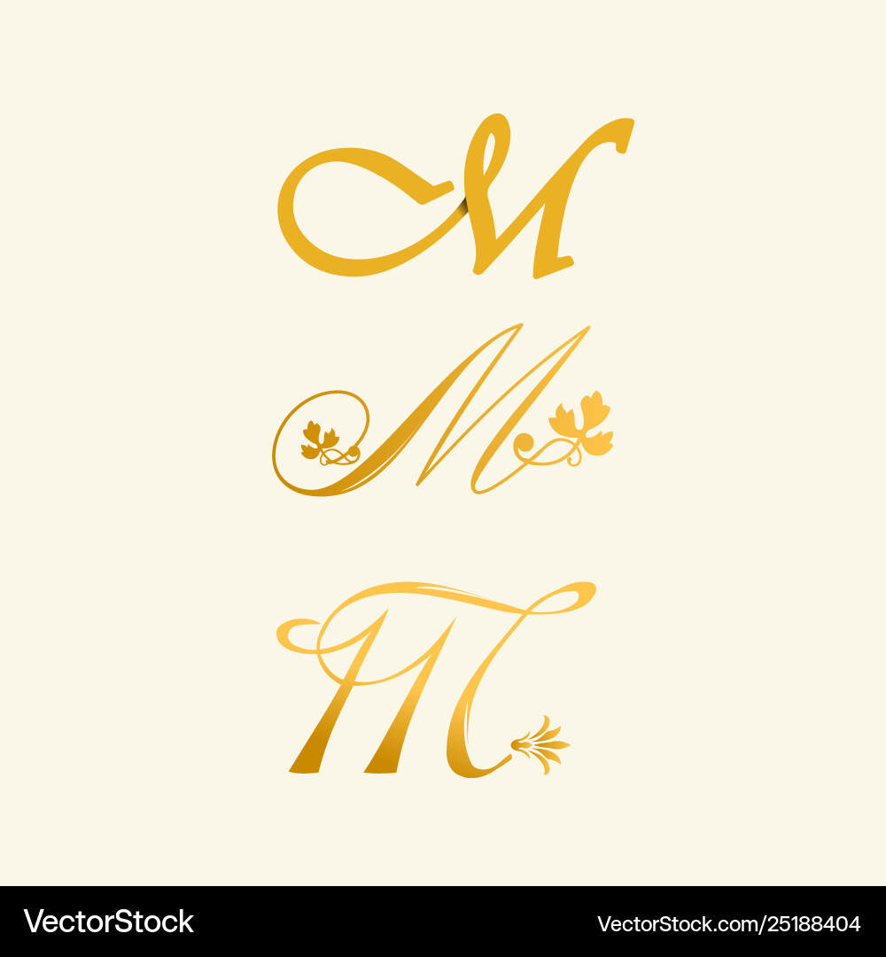 Letter M In Calligraphy Letter M Calligraphy Vector Images (over