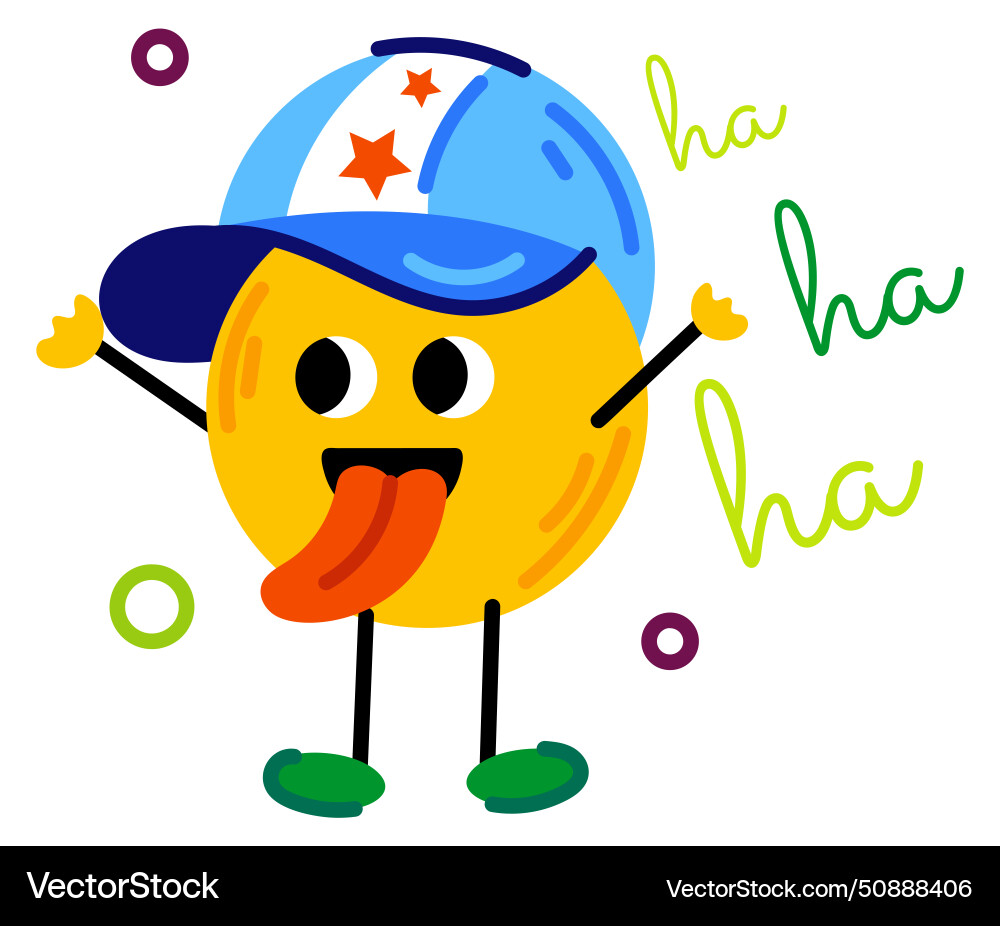 Silly emoji Royalty Free Vector Image - VectorStock