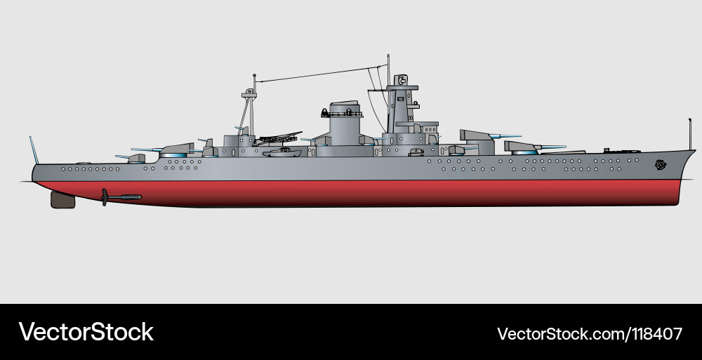 Battleship Royalty Free Vector Image - VectorStock