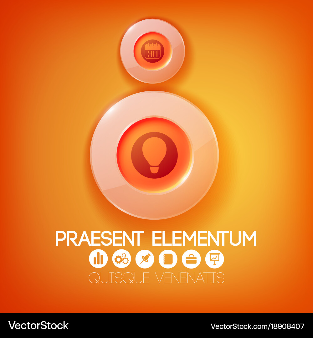 Bright infographic design concept Royalty Free Vector Image