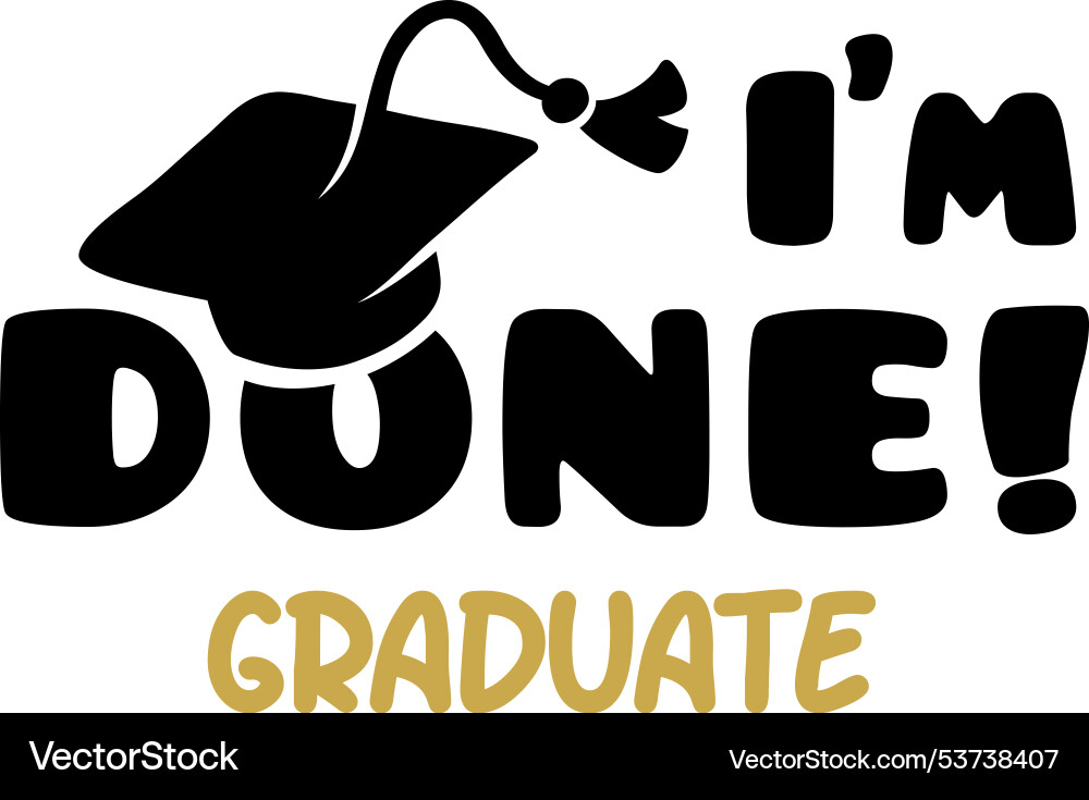 Graduate label bachelor student tag education Vector Image