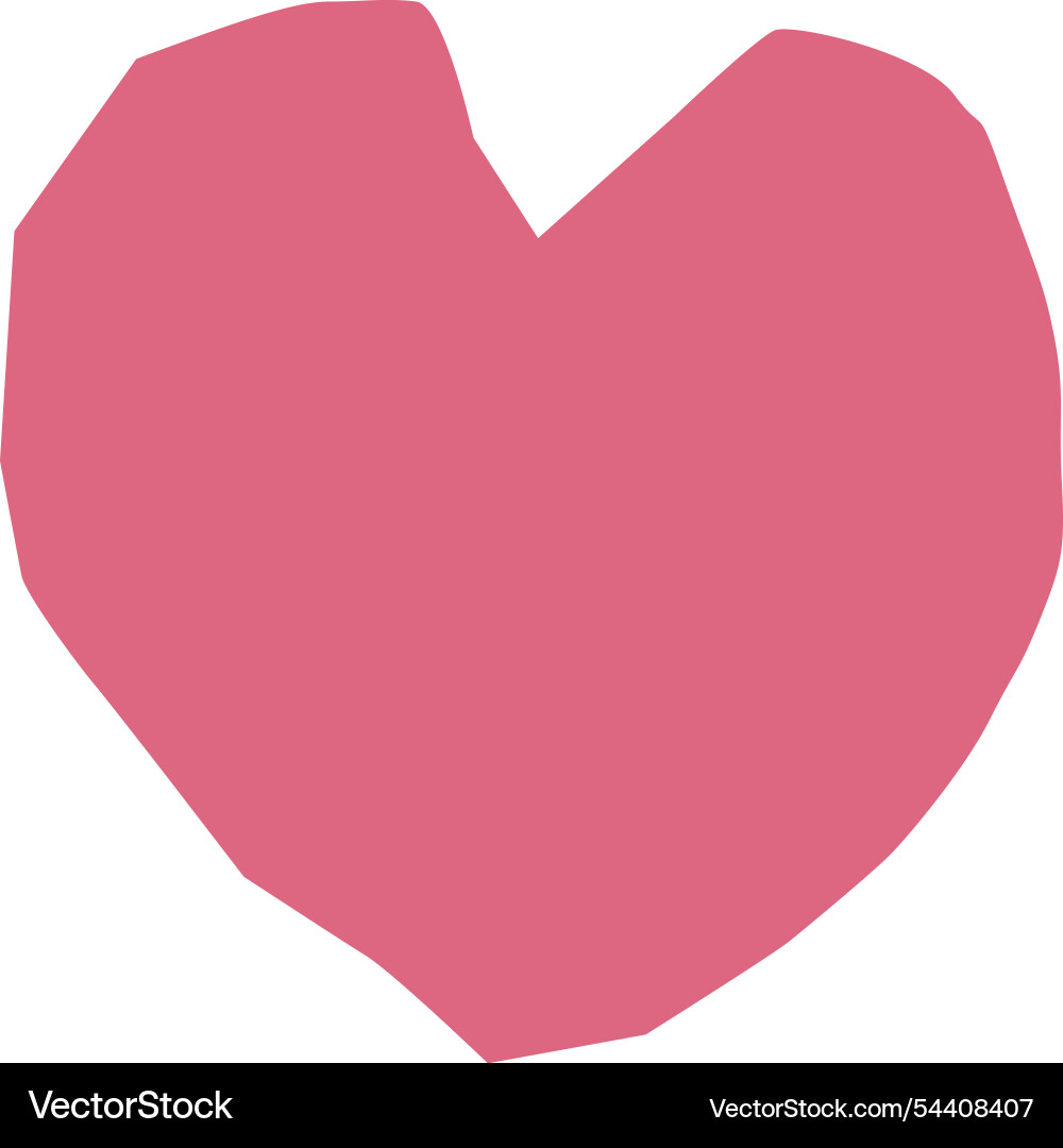 Heart shape paper cut Royalty Free Vector Image