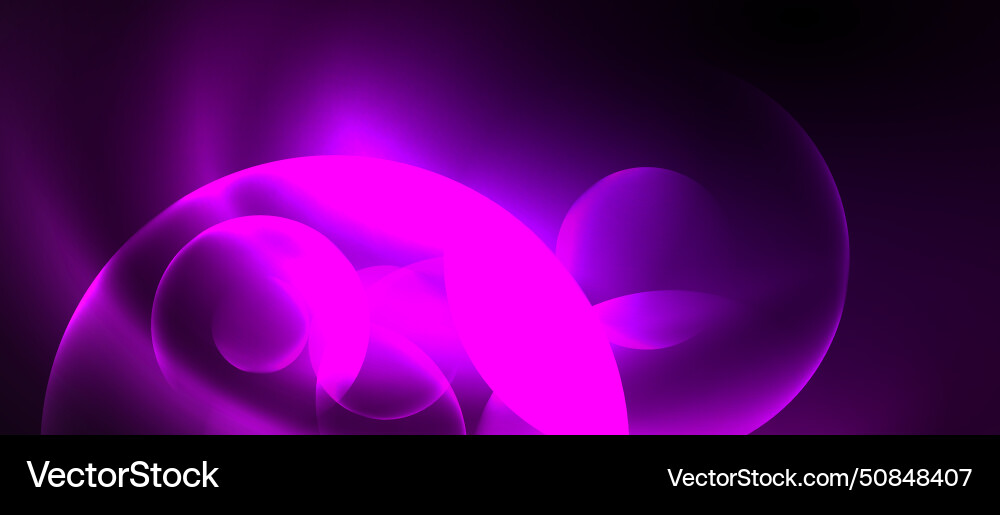 Shiny color neon glowing design Royalty Free Vector Image