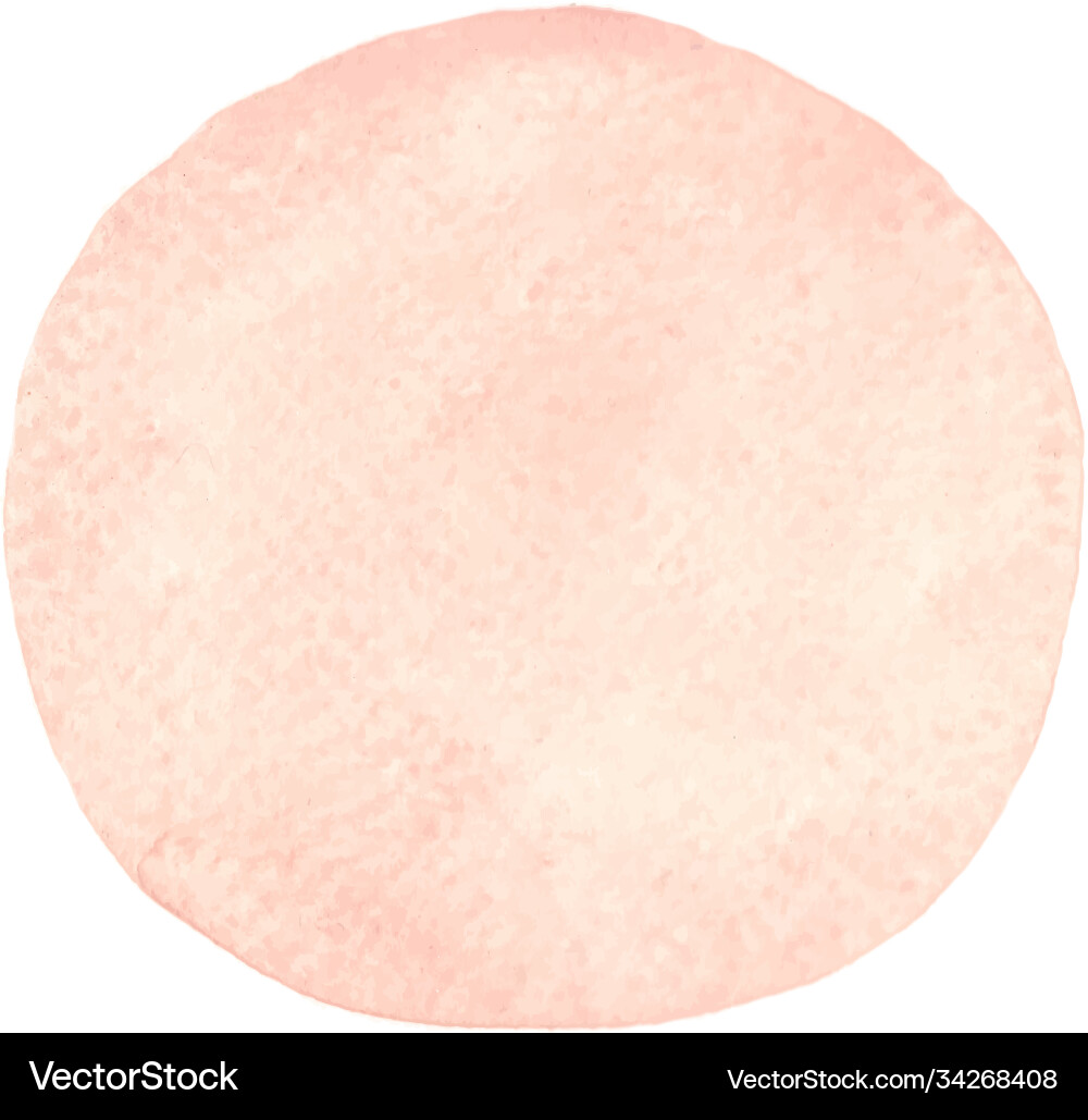 Baby pink brush stroke circle shape background Vector Image