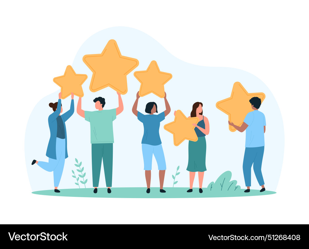 Customer Feedback & Satisfaction Royalty Free Vector