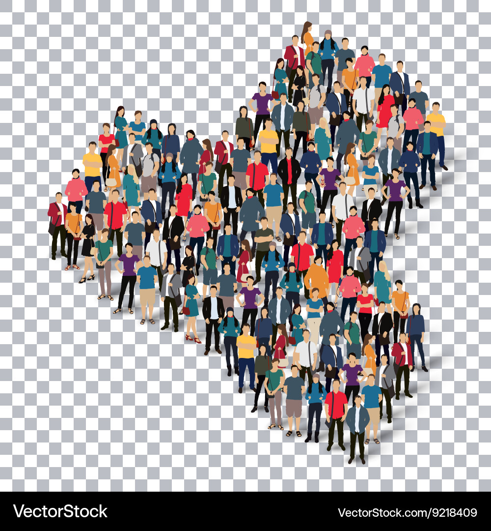 Abstrakte Transparenz Symbol Personen Lizenzfreier Vektor