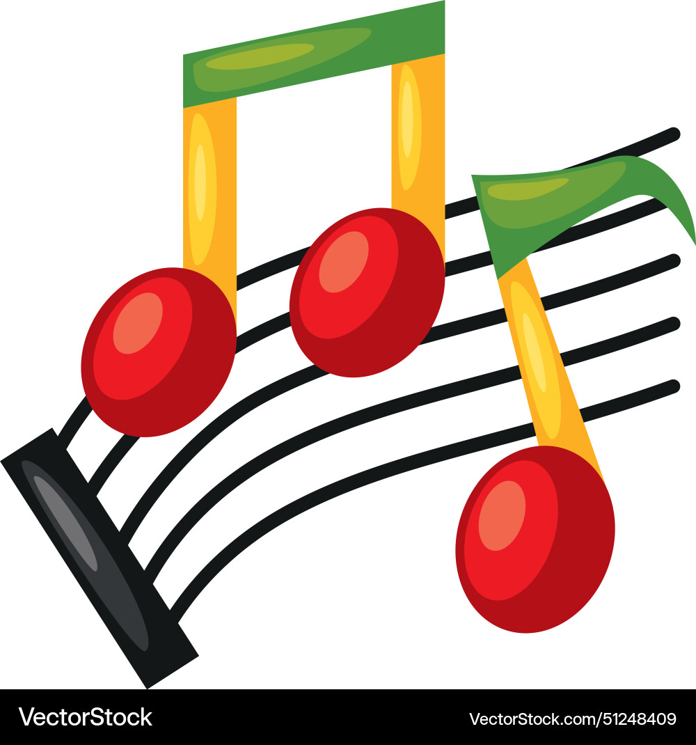 Reggae music notes Royalty Free Vector Image - VectorStock