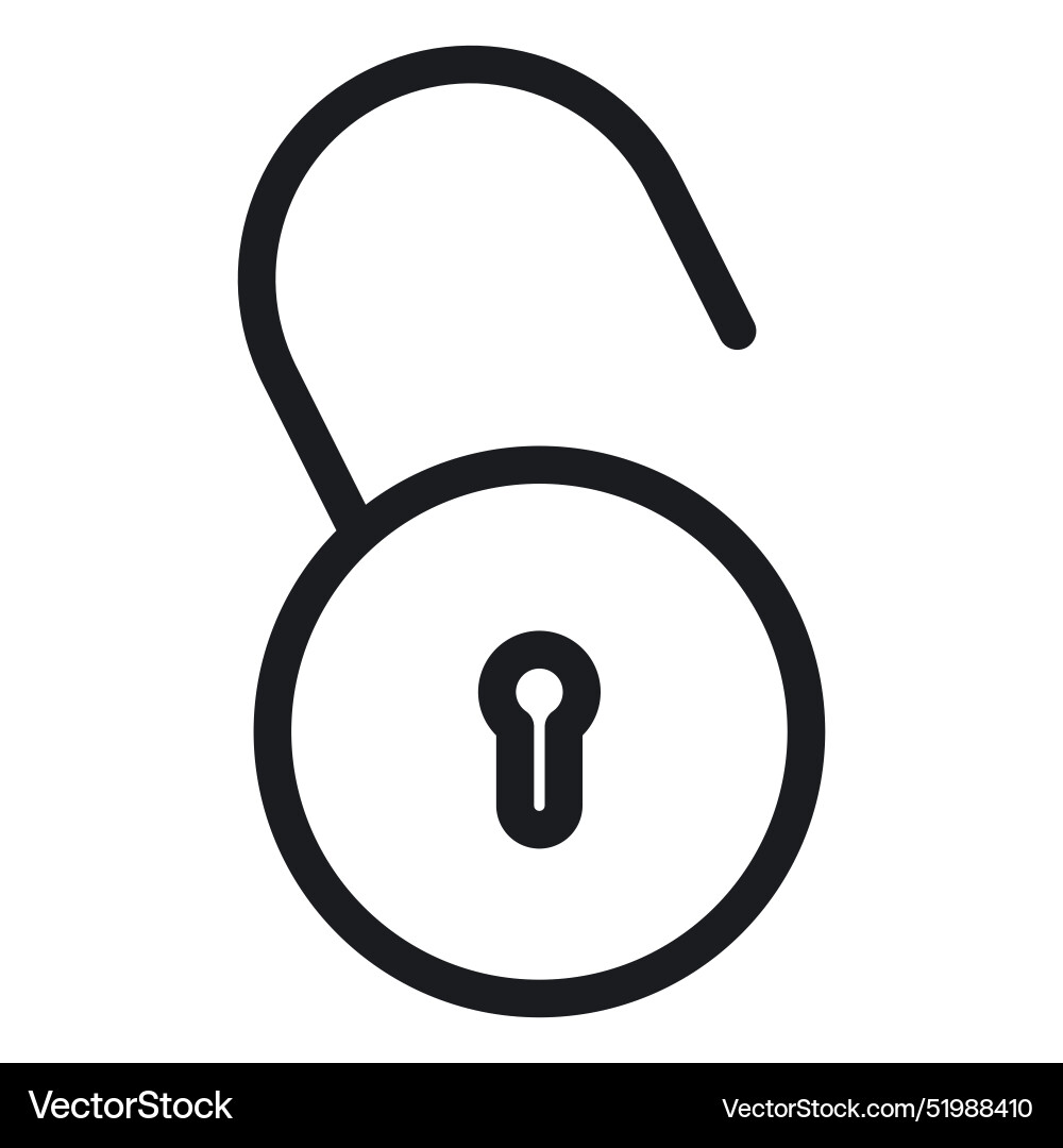 Security lock icon perfect for data protection Vector Image