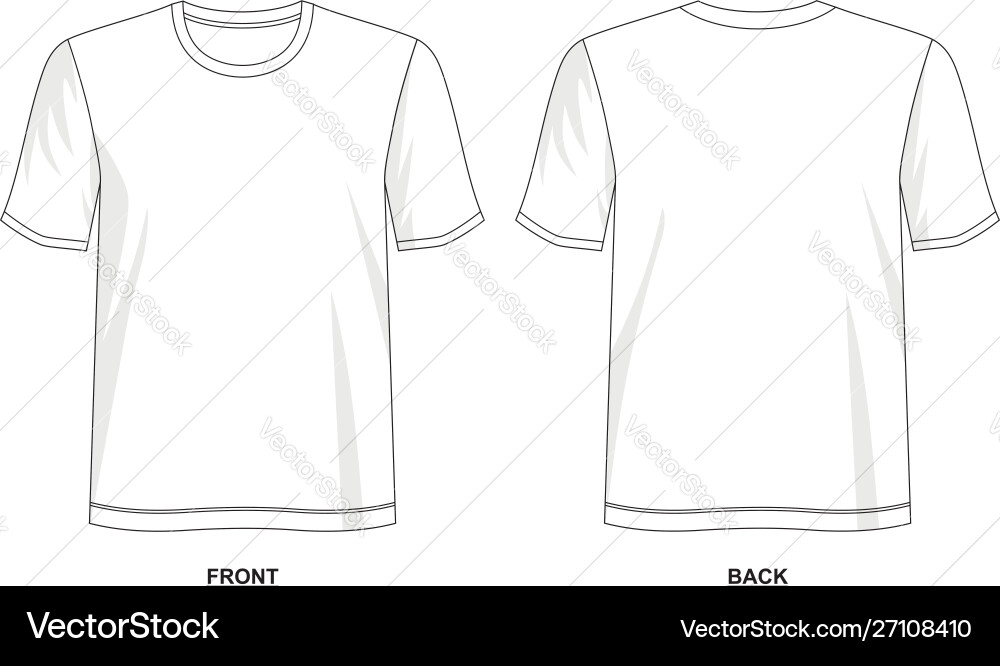 T shirt 01 Royalty Free Vector Image - VectorStock