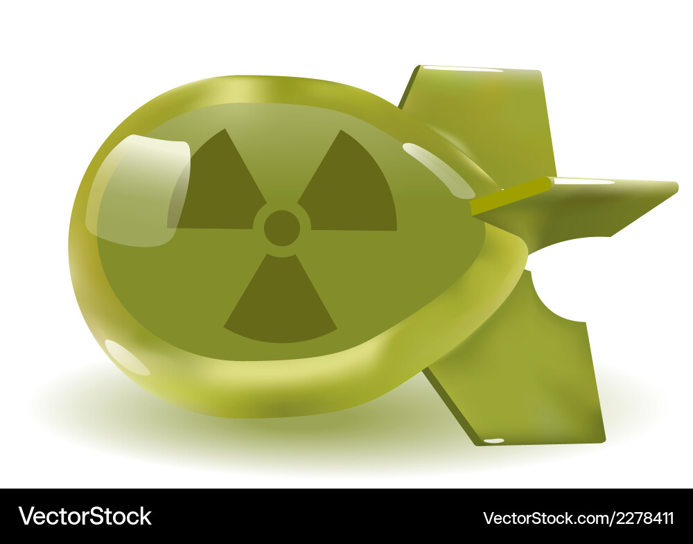 Atomic bomb icon Royalty Free Vector Image - VectorStock