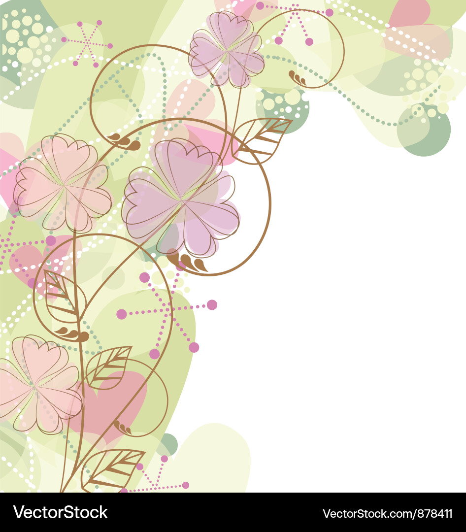 Floral Royalty Free Vector Image - VectorStock