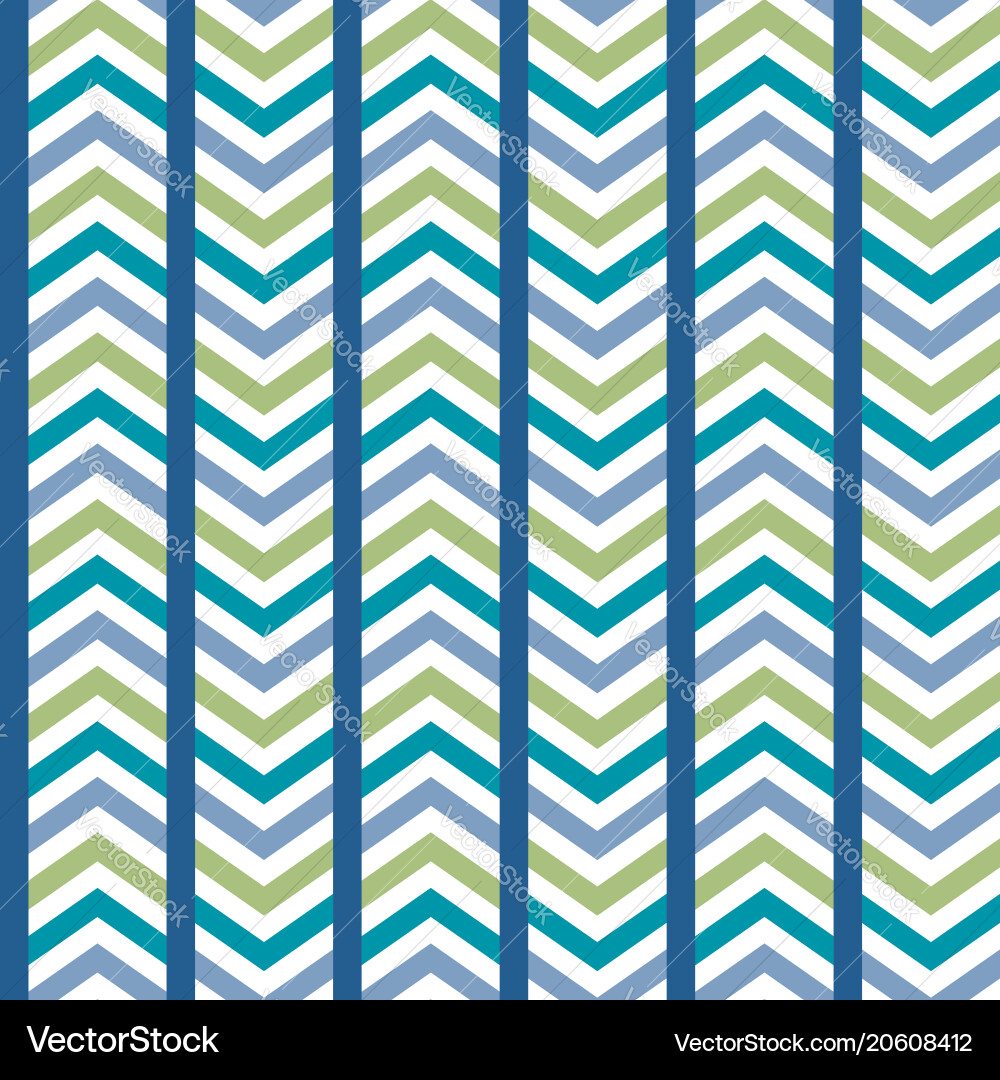 Green And Blue Chevron Background