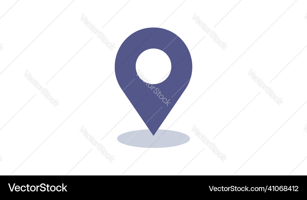 Gps sign current location icon point where you Vector Image