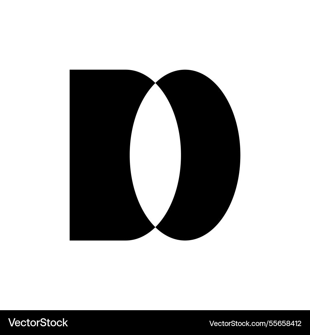 Letter d logo Royalty Free Vector Image - VectorStock