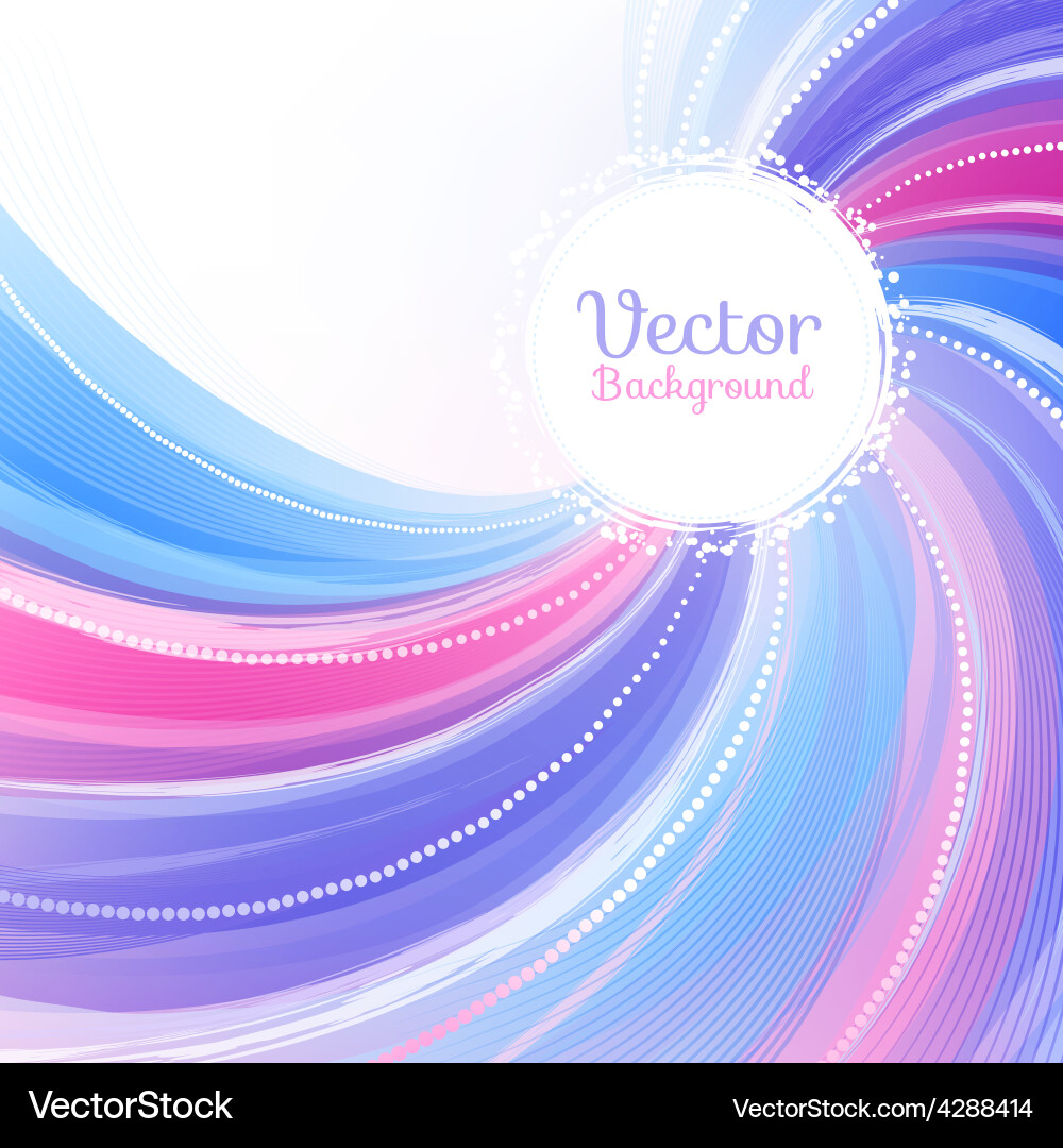 Colorful bright twisted background Royalty Free Vector Image
