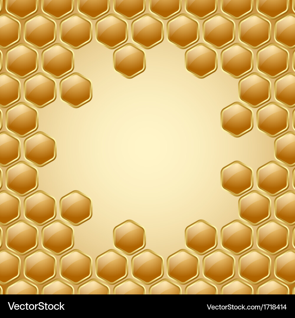 Honeycomb background Royalty Free Vector Image