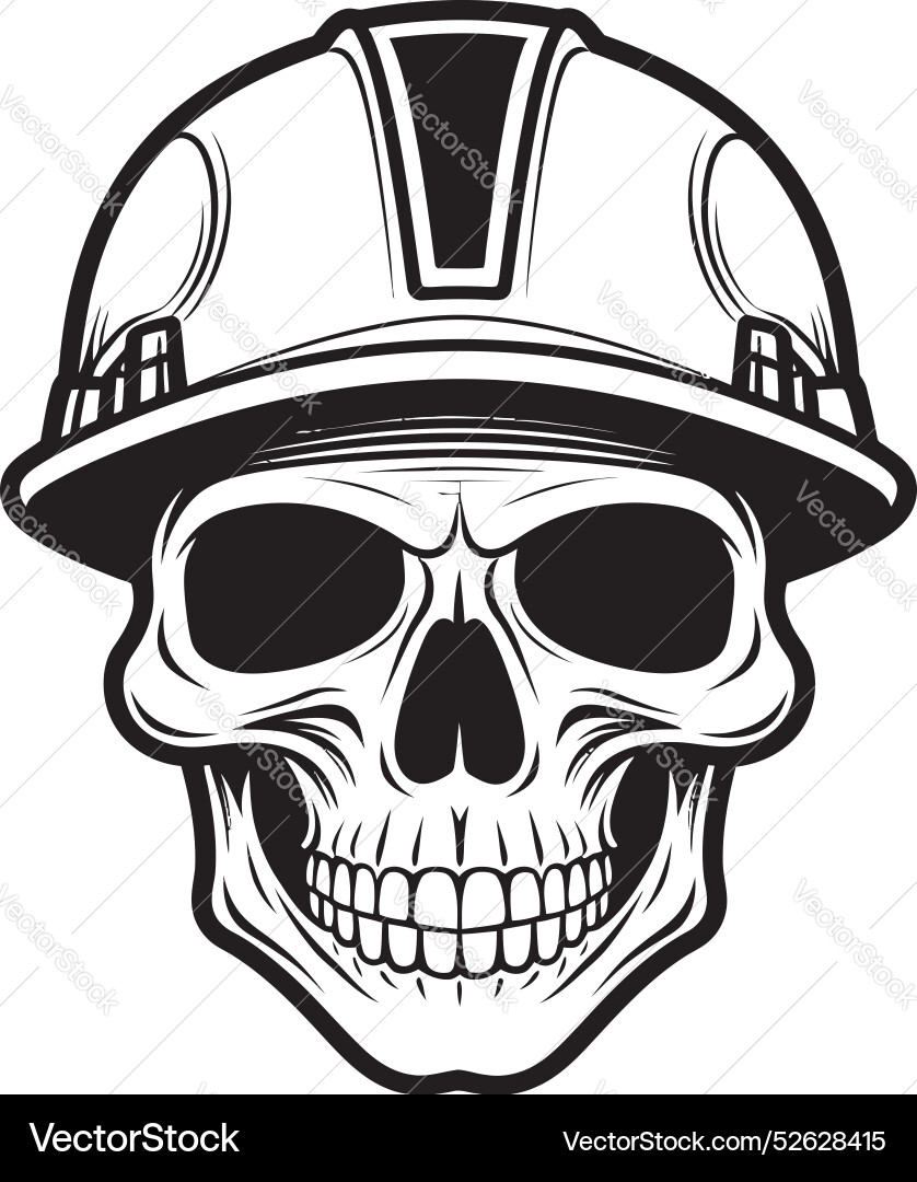 Construction warden logo design for site safety Vector Image