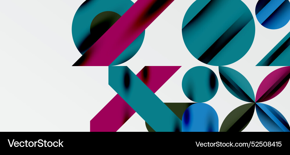 Geometric neo patterns abstract background Vector Image