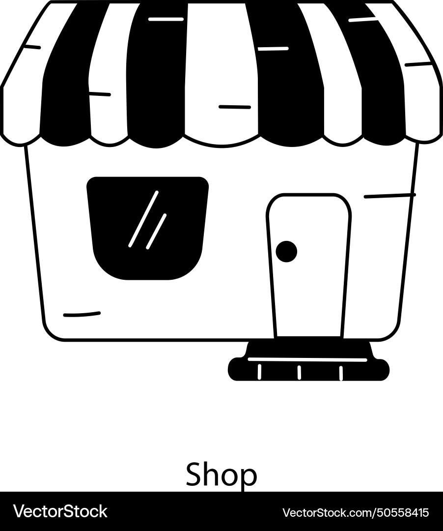 Shop Royalty Free Vector Image - VectorStock