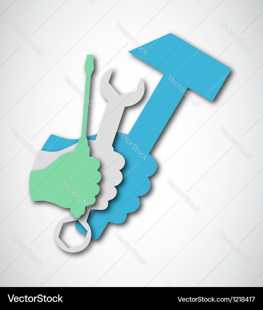 Repair tool Royalty Free Vector Image - VectorStock