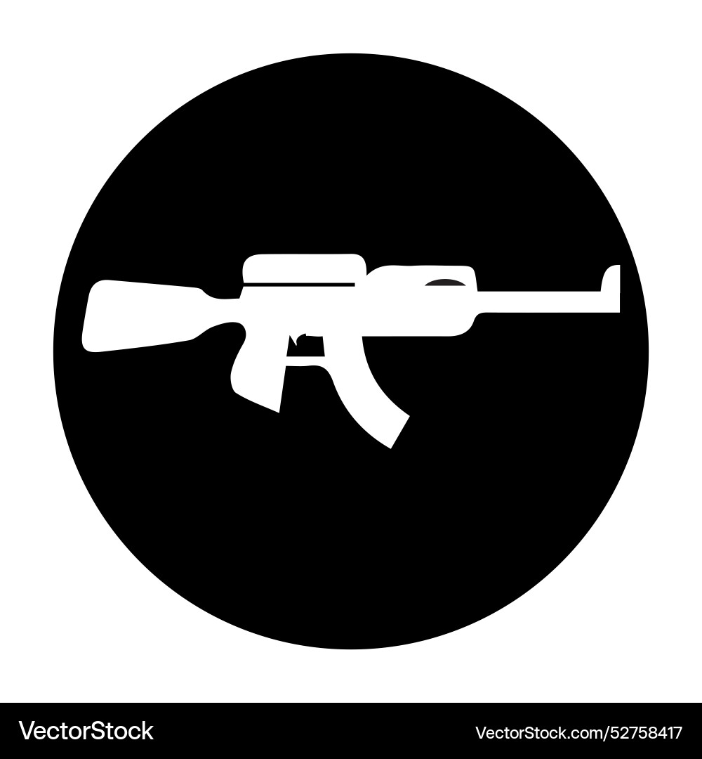 Rifle icon symbol design Royalty Free Vector Image