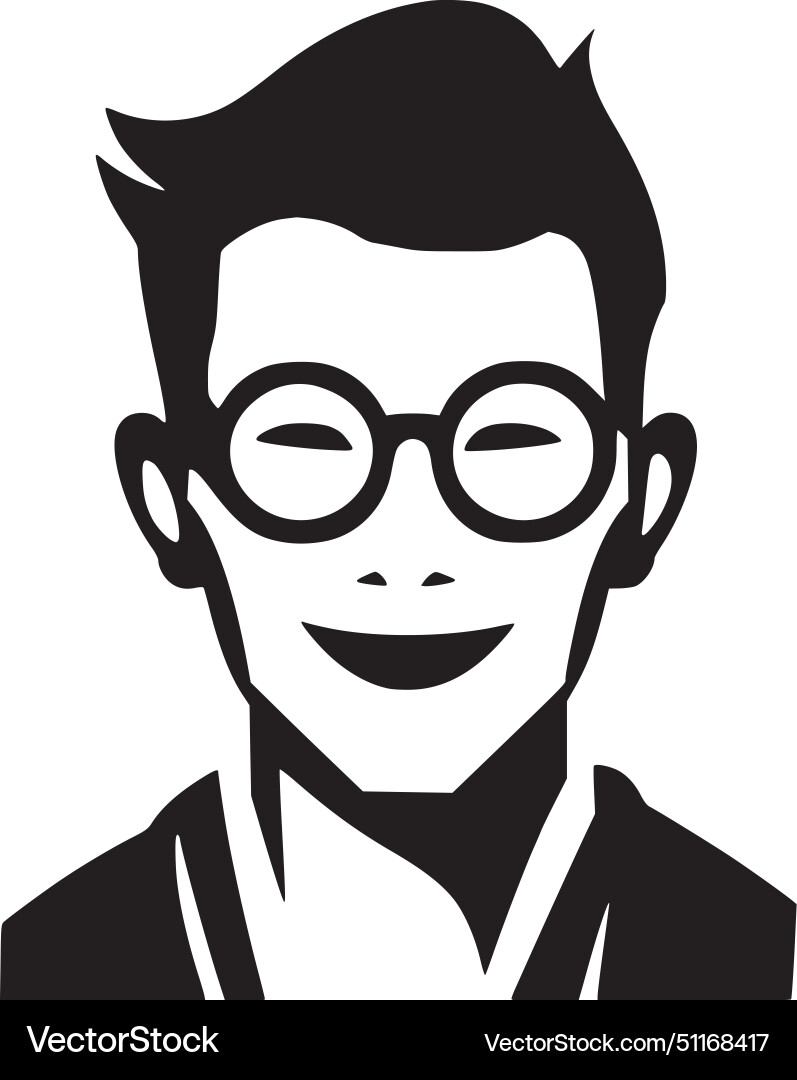 Teacher - black and white isolated icon Royalty Free Vector