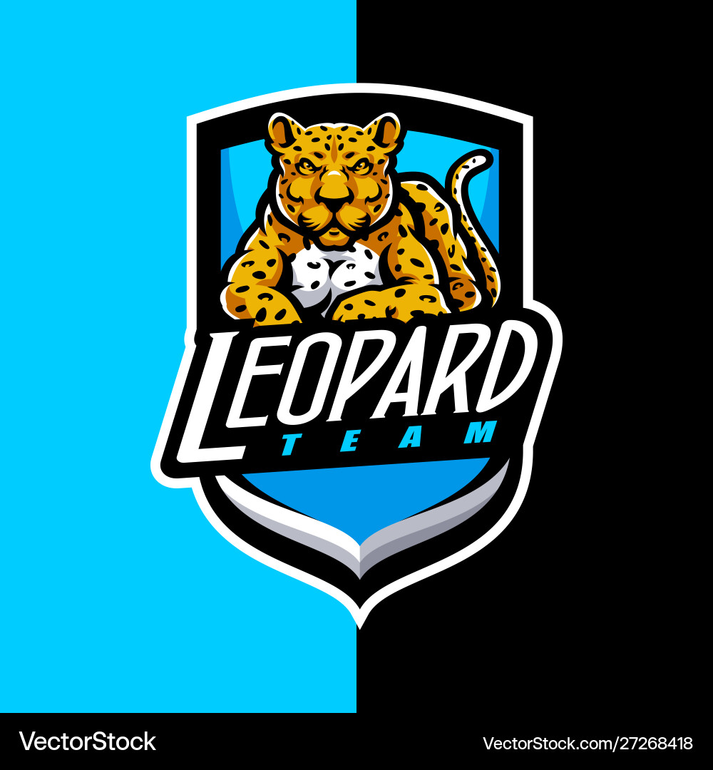 Leopard Sport Logo Royalty Free Vector Image - VectorStock