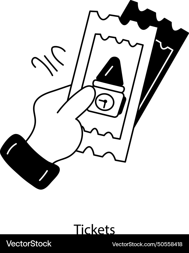 Tickets Royalty Free Vector Image - VectorStock