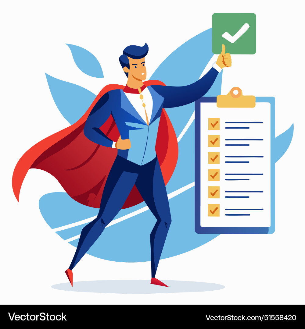 Finish work and achieve goal responsibility Vector Image