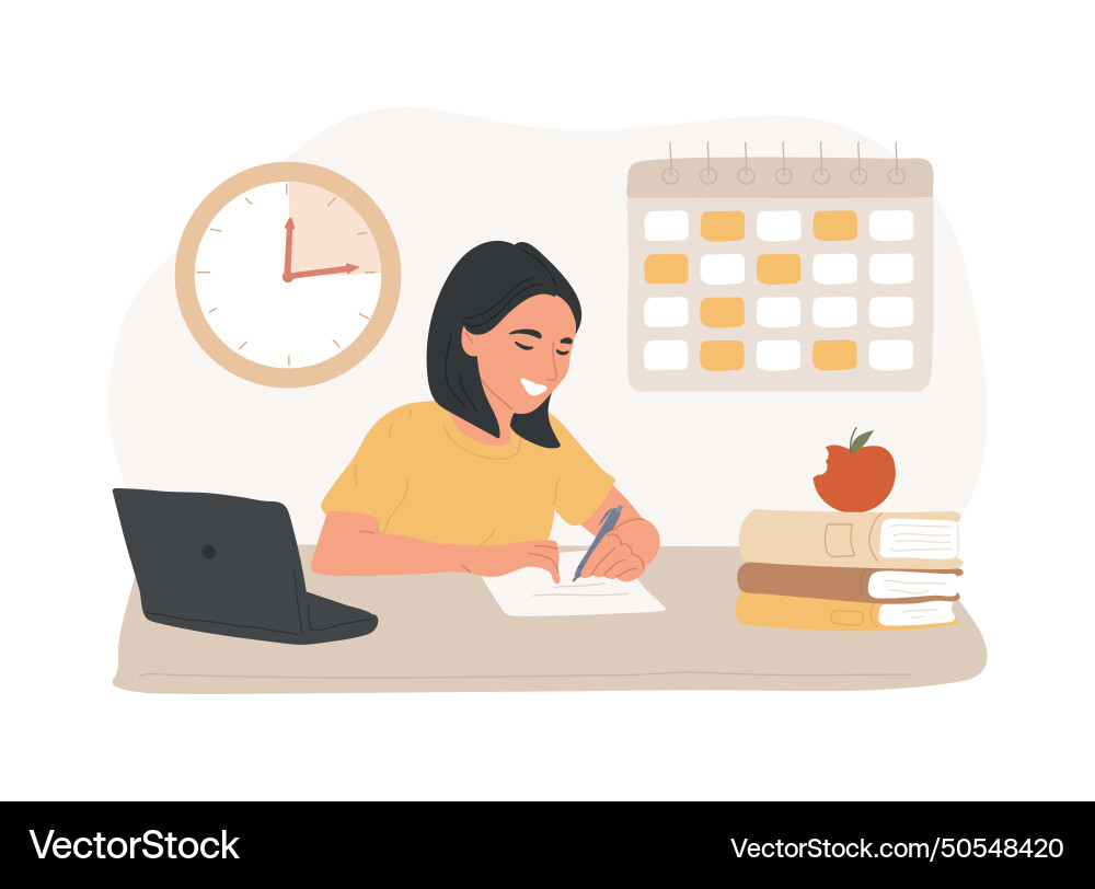 Personalized learning isolated concept Royalty Free Vector