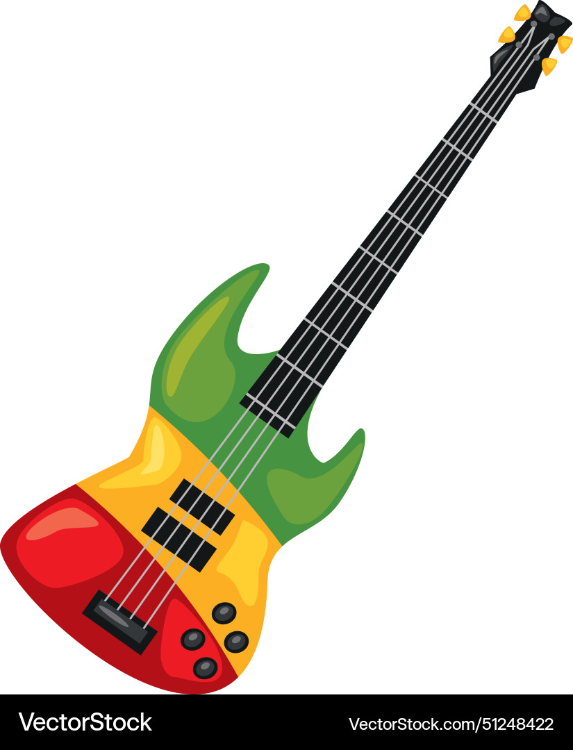 Reggae musical style Royalty Free Vector Image