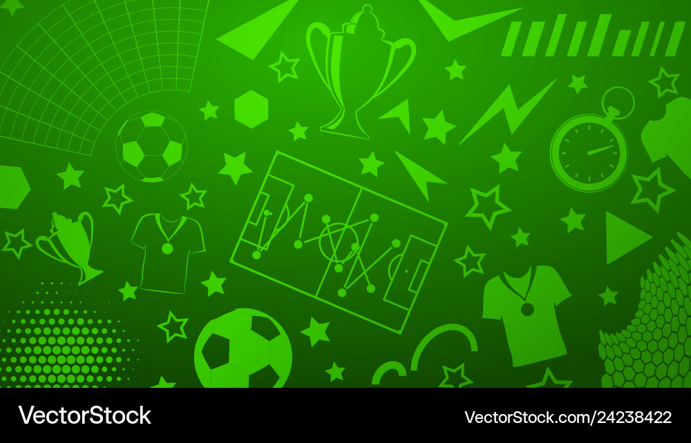 Soccer background Royalty Free Vector Image - VectorStock